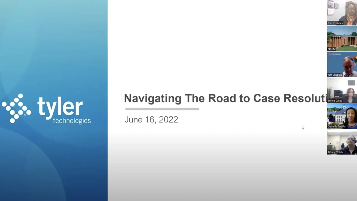 Navigating the Road to Case Resolution – National Association for Court ...